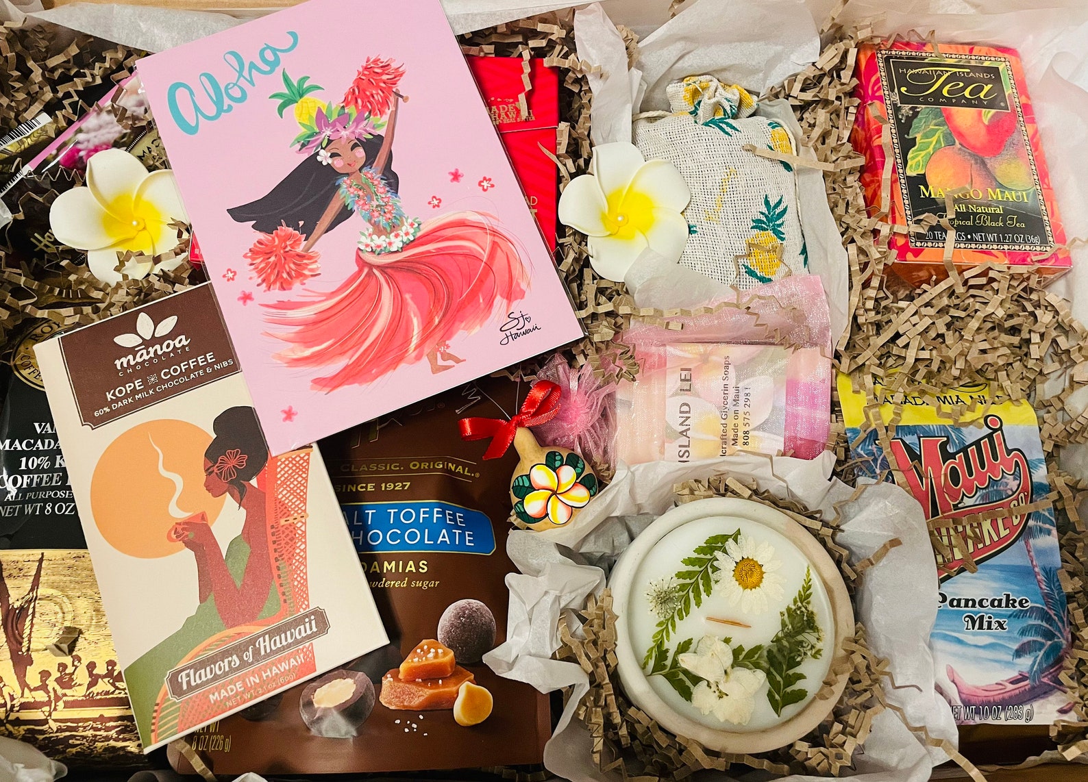 Aloha Gift Box From Hawaiideluxe Gift Boxthank You - Etsy