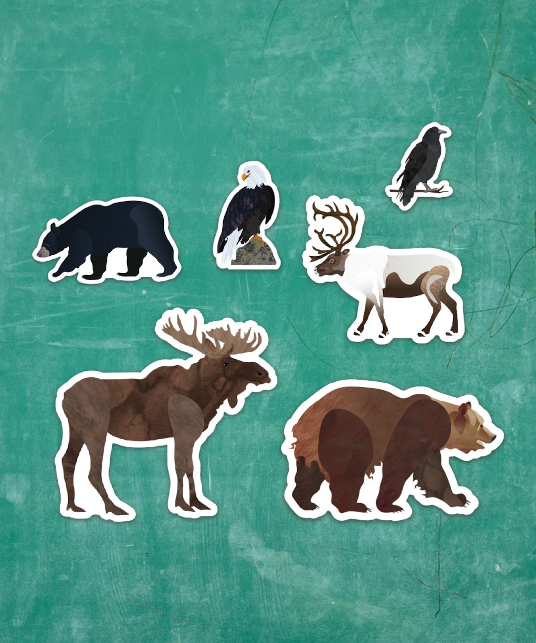 Alaska Wildlife - Magnets - Etsy
