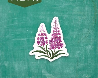 Fireweed Temporary Tattoo Sticker set of 2 - Etsy