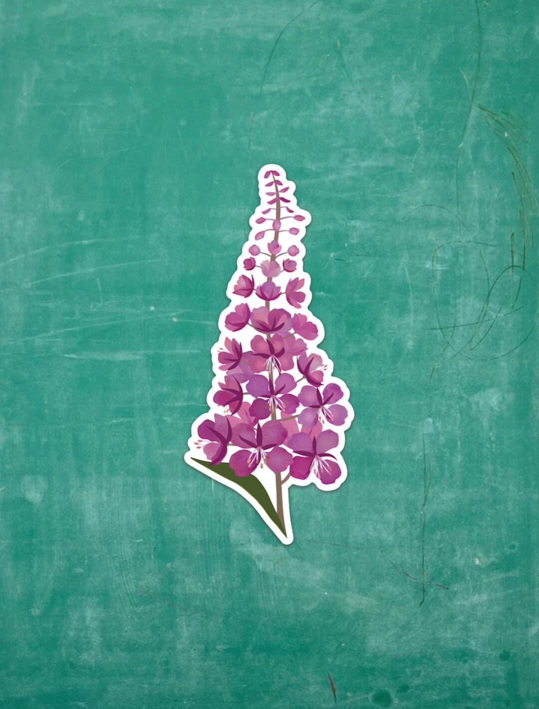 6" Fireweed - Vinyl Sticker - Etsy
