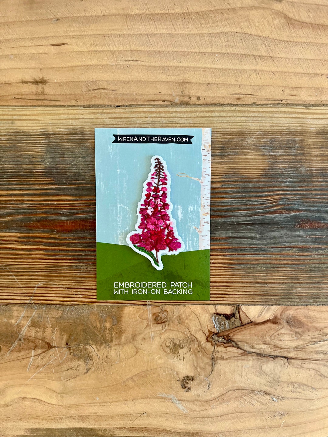 Fireweed - Iron-on Embroidered Patch - Etsy