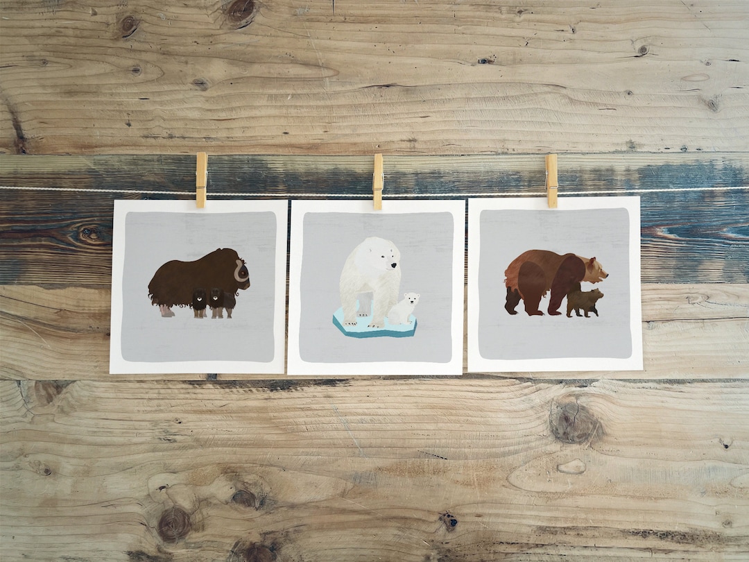Alaska Mom and Baby Prints - Etsy