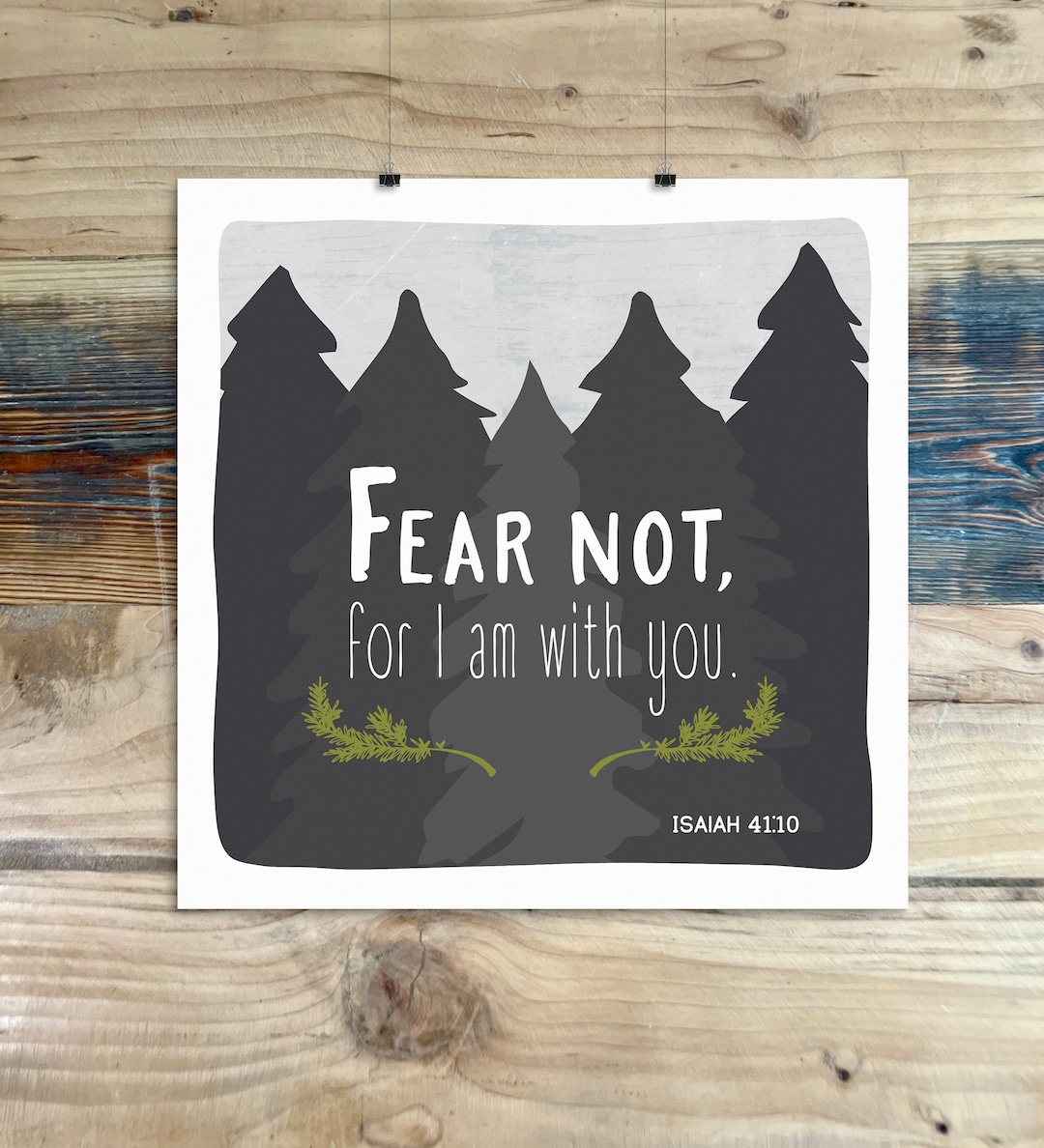 Fear Not - Art Print - Etsy