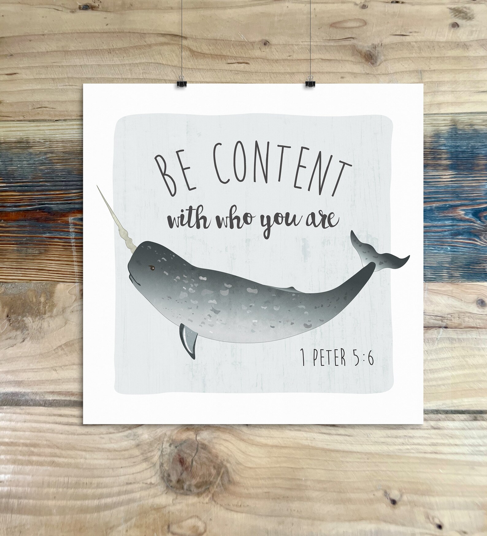 Be Content - Art Print - Etsy