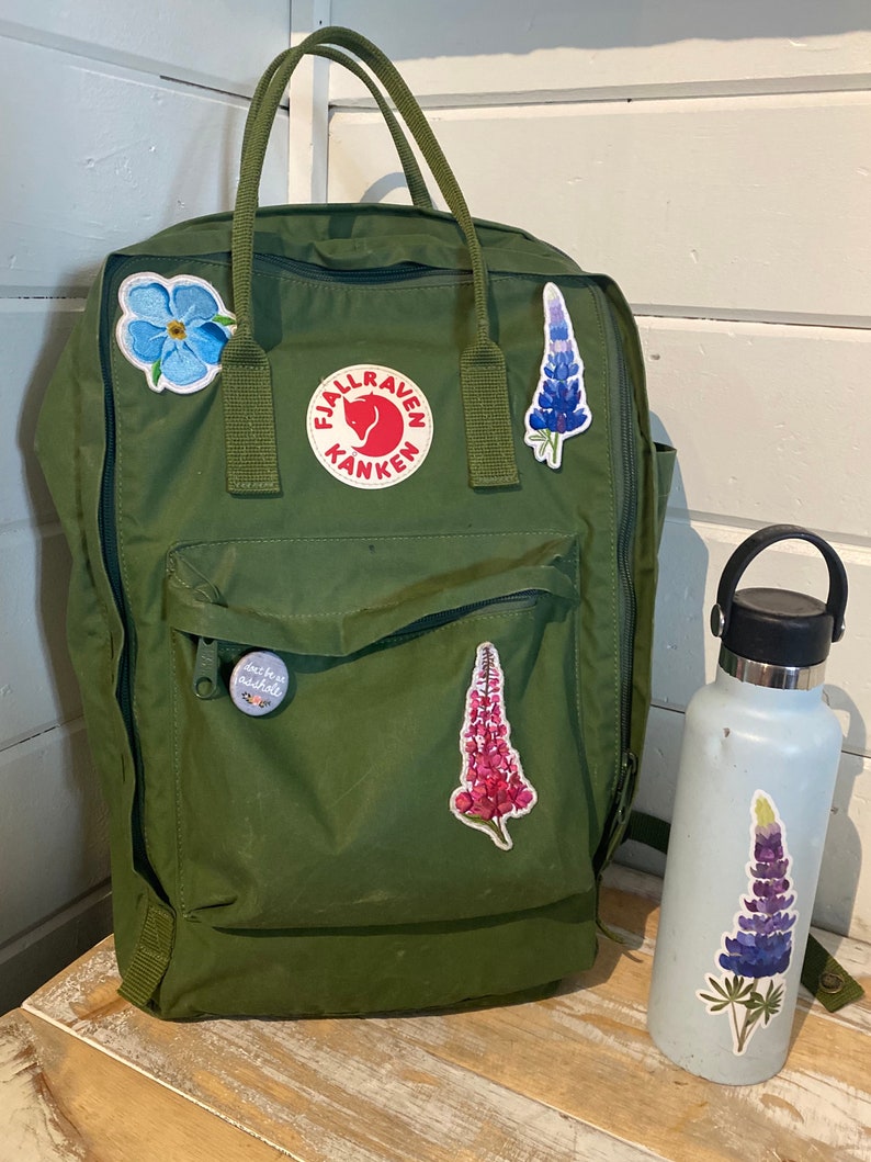 Forget-me-not Iron-on Embroidered Patch - Etsy