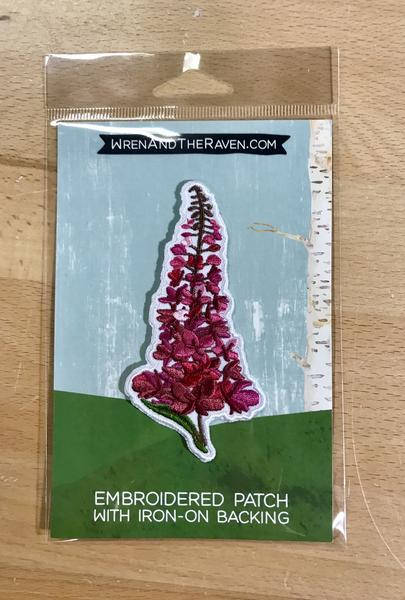 Fireweed Iron-on Embroidered Patch | Etsy
