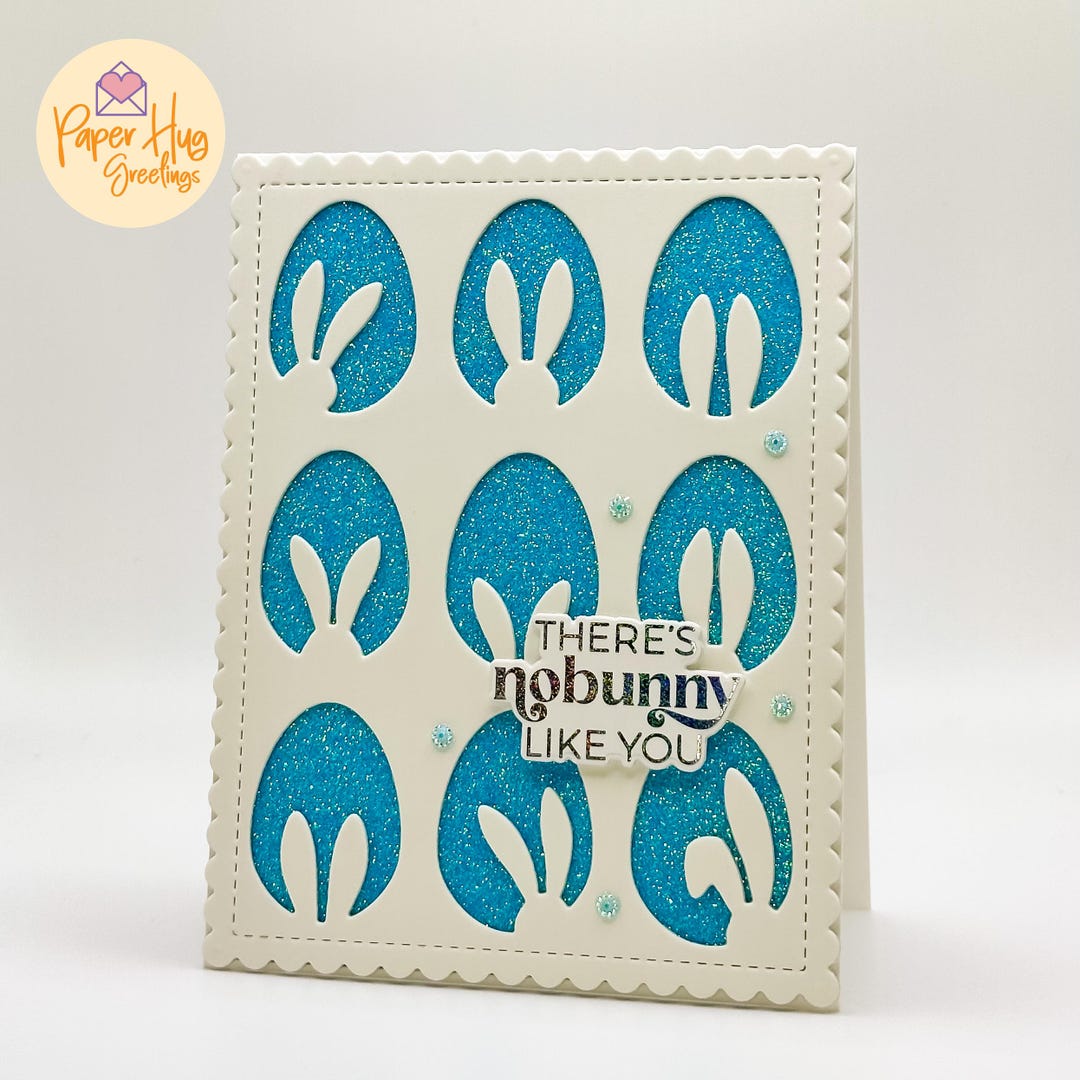 There’s No Bunny Like You Handmade Easter Card With 9 Easter Egg Cut ...