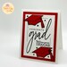 Congrats Grad Follow Your Dreams Handmade Red and Black Foiled ...