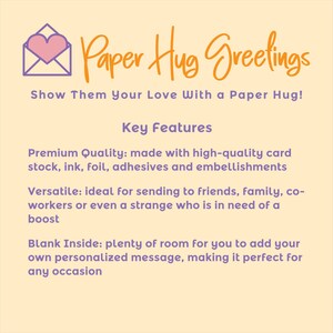 Sending Hugs Floral Handmade Greeting Card, Hugs Card, Hugs Handmade ...