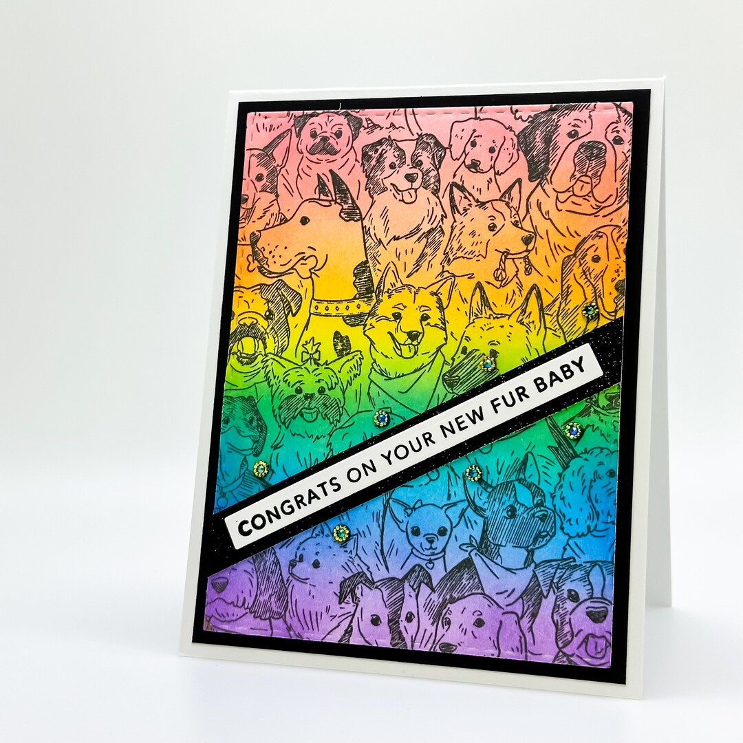 Congrats on Your New Fur Baby - Handmade Card for New Dog - Etsy