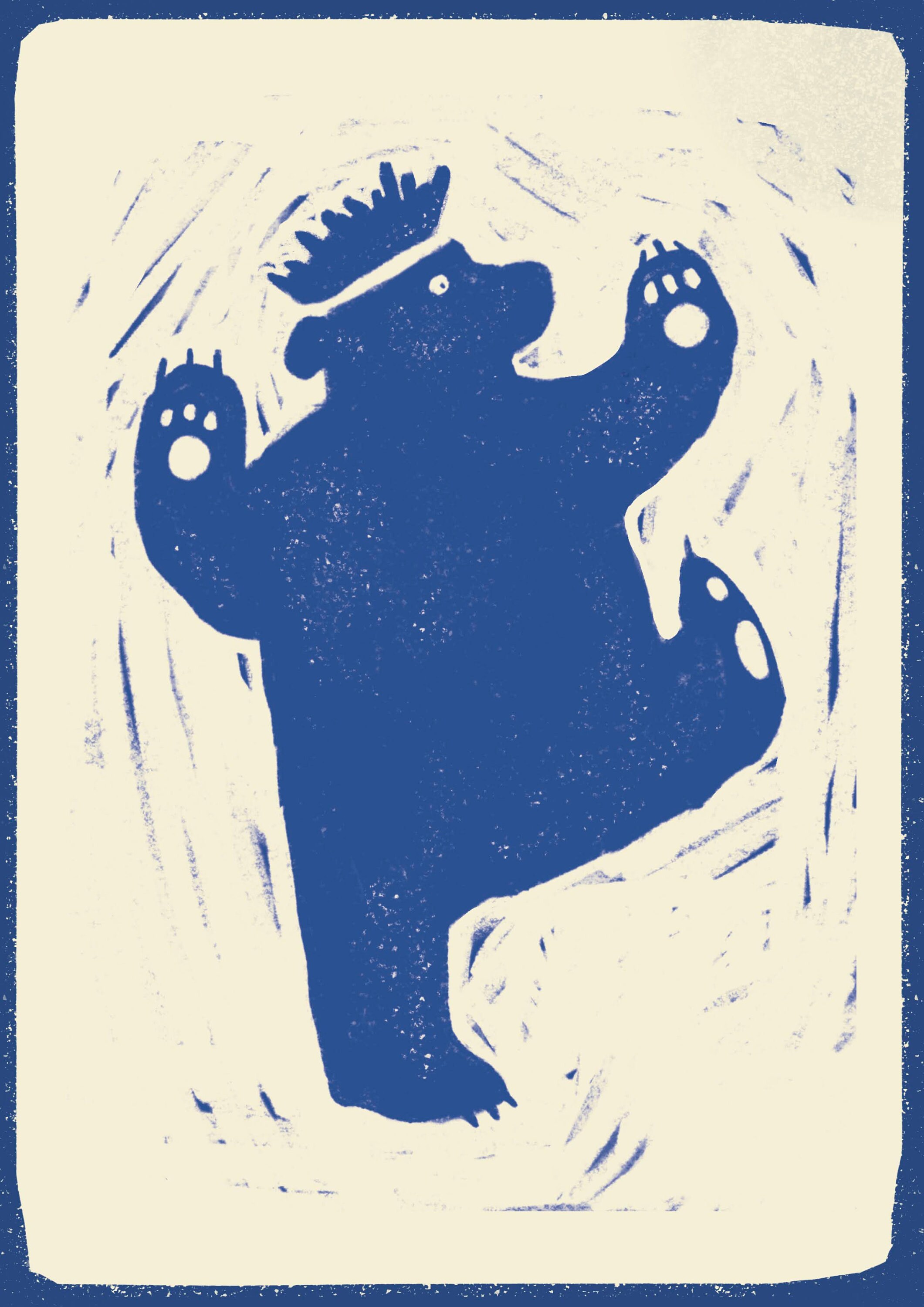 Mawashi Bear A5 Print - Etsy