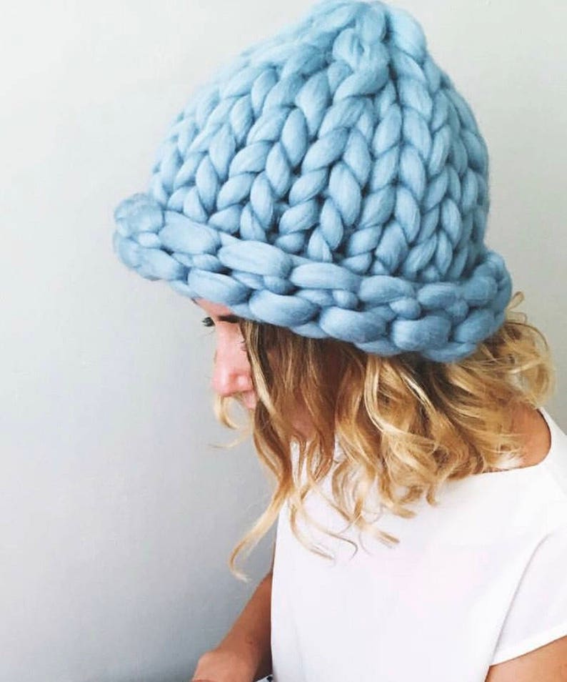 Women's Wool Knit Hat Helsinki Hat Chunky Hat Super - Etsy