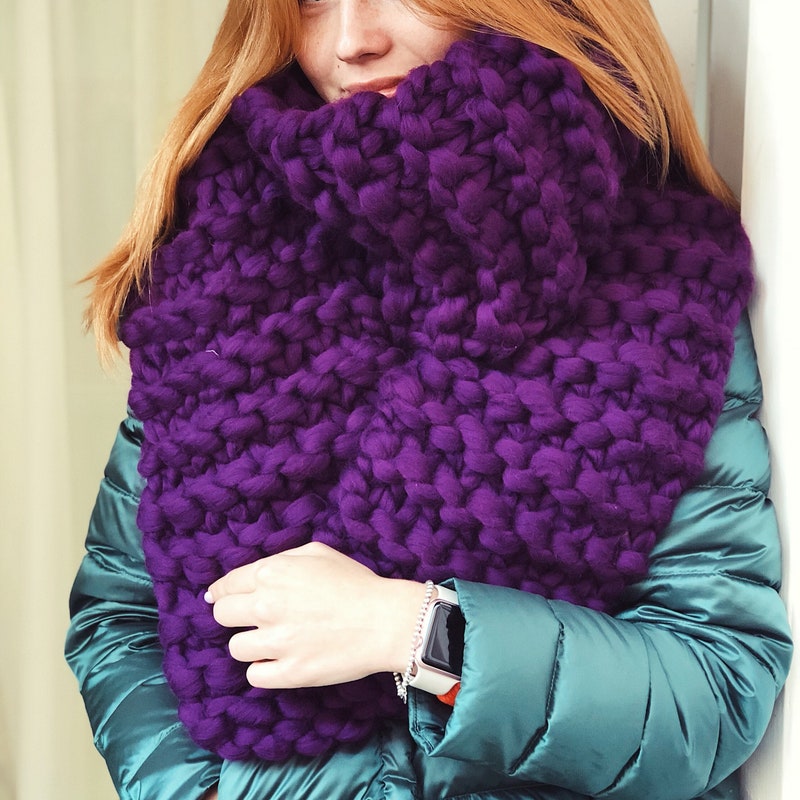 Chunky Scarf - Etsy