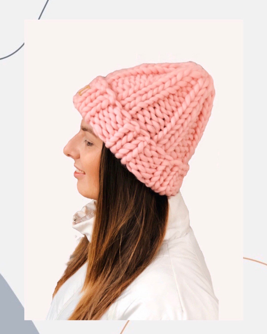 Super Chunky Hat, Womens Chunky Knitted Beanie - Etsy