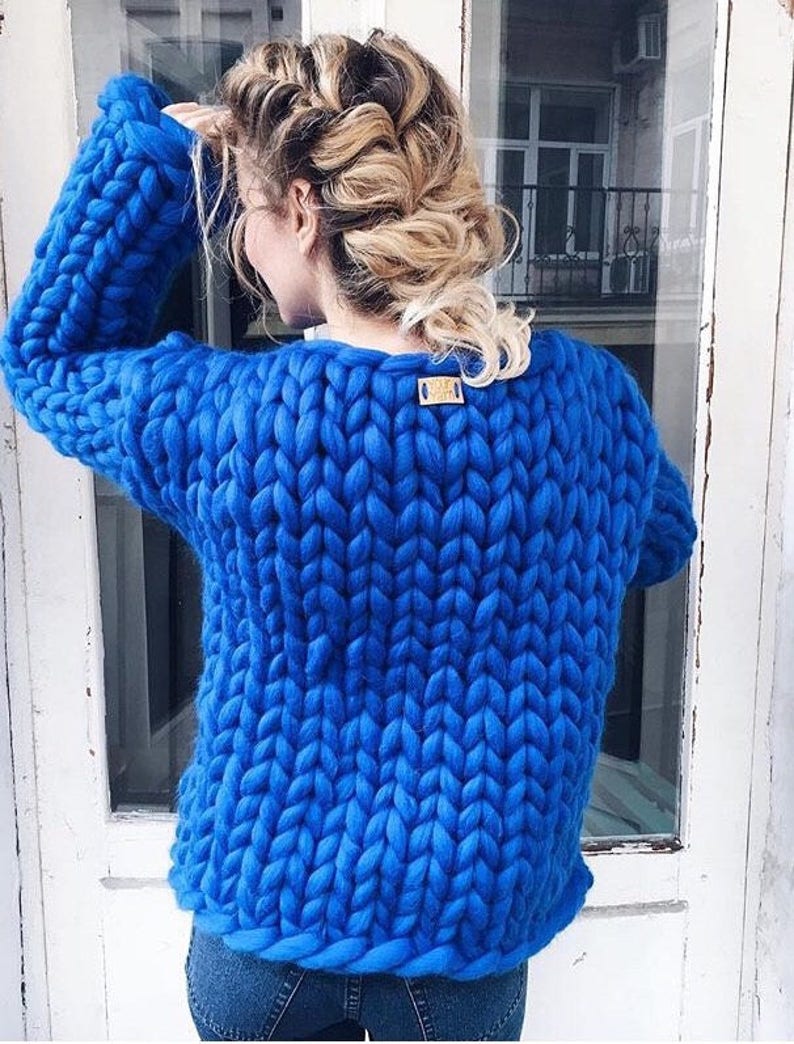 Chunky Knit Sweater, Chunky Knit Sweater, Womens Chunky Knit Sweater ...