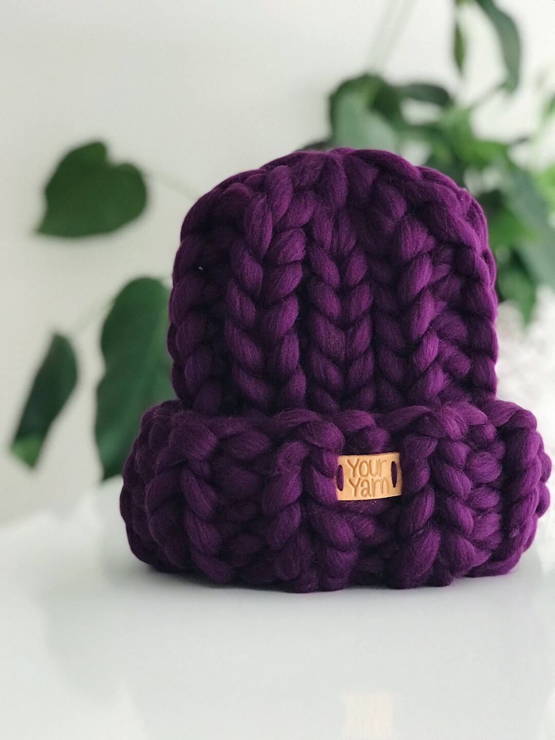 Chunky Knit Beanie, Womens Wool Hat, Chunky Knit Hat - Etsy