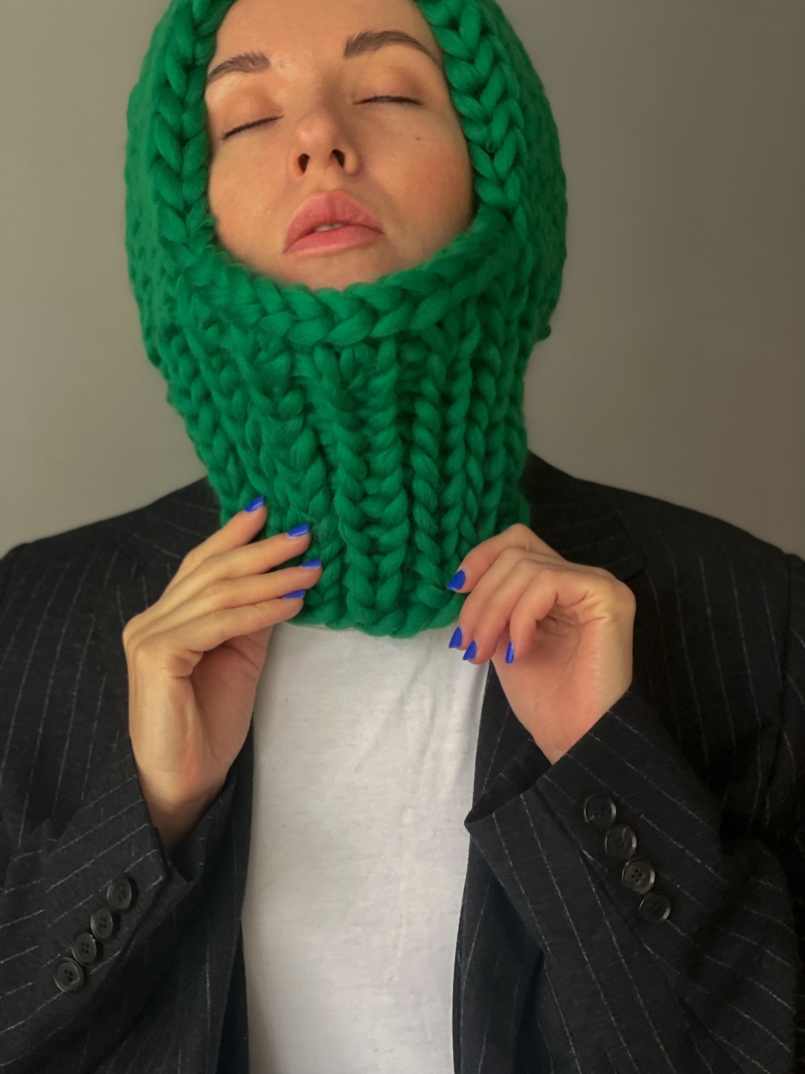 Womens Chunky Knit Balaclava Hat Knit Hoods Face Mask - Etsy