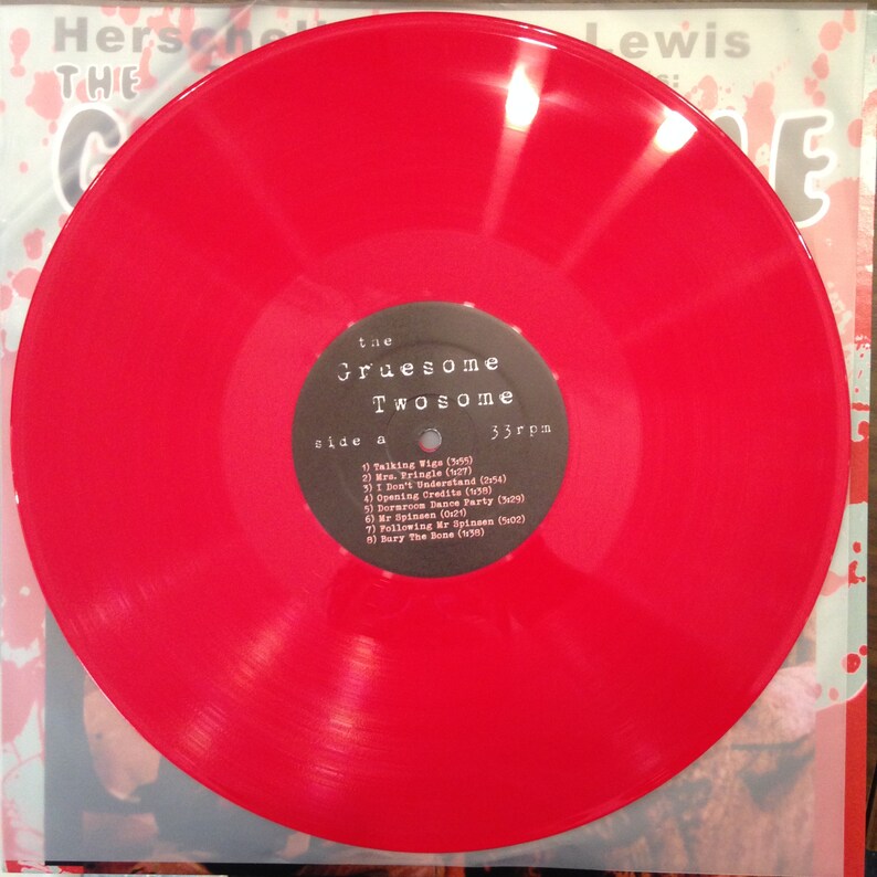 The Gruesome Twosome Vinyl Soundtrack Herschell Gordon Lewis Ost Toxic