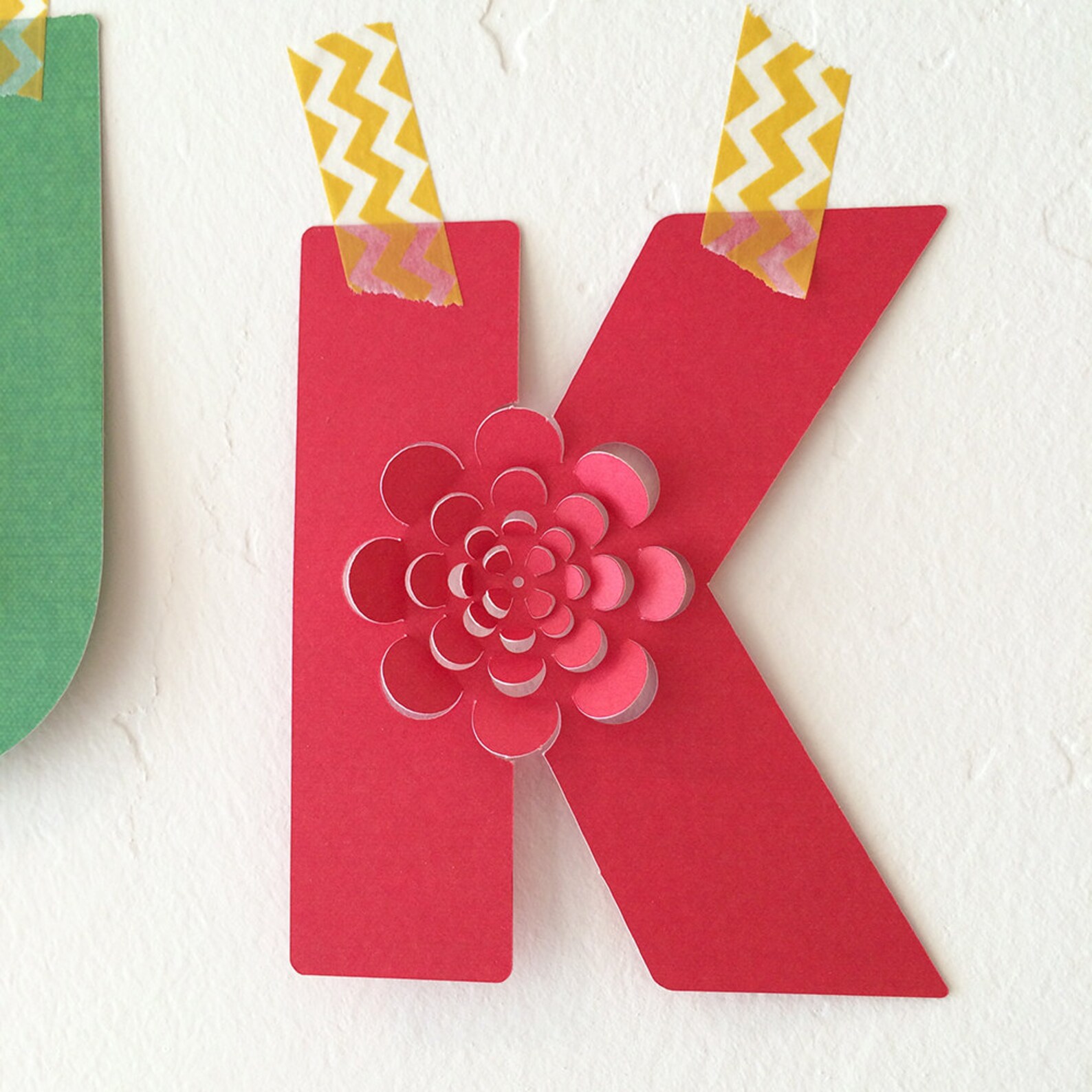 Fiesta Letters - 3D SVG Files for Alphabet With Pop up Petals, 3D ...