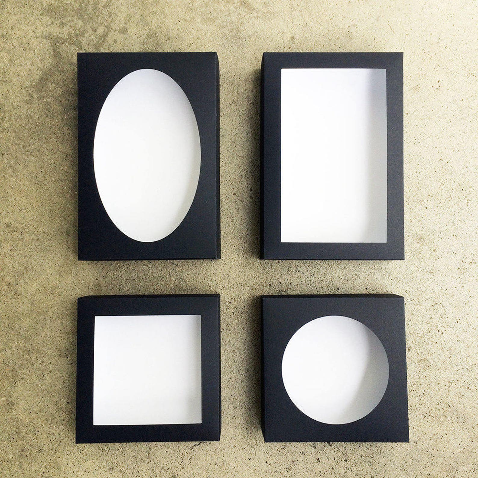 Paper Shadow Box Cutting Files for Cricut, Silhouette, Personal Die ...