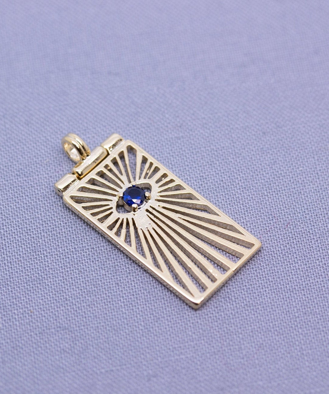 Gold or Silver Sunburst Evil Eye Tag Pendant, 1 Pc or 10 Pcs, WHOLESALE ...