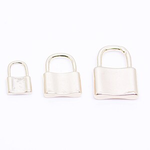 Gold or Silver Padlock Charm, Small, Medium or Large, 1 Pc, 10 Pcs, 50 ...