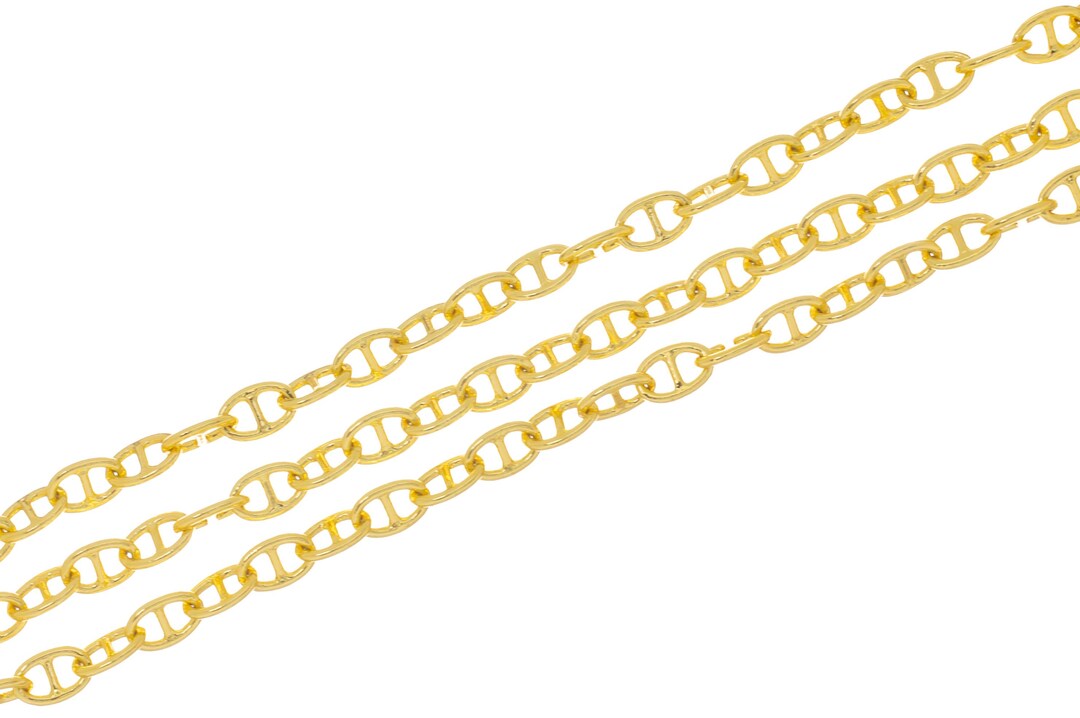 Gold Anchor Mariner Chain,anchor Mariner Chain for Jewelry Making ...