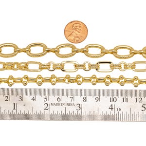 Oval and Round Ribbed and Smooth Gold Chains,wholesale Gold Chains for ...