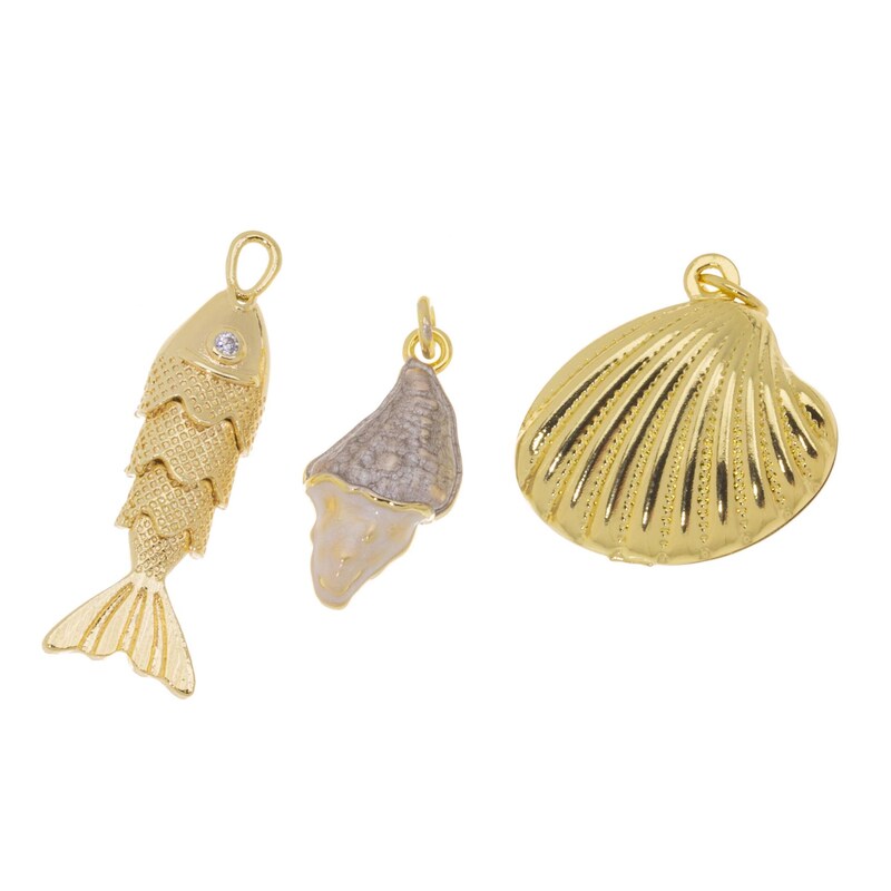 Shell Charm Bracelet - Etsy