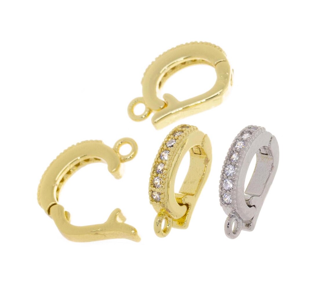 Gold or Silver Removable Enhancer Bail,chain Shortener Clasp,removable ...