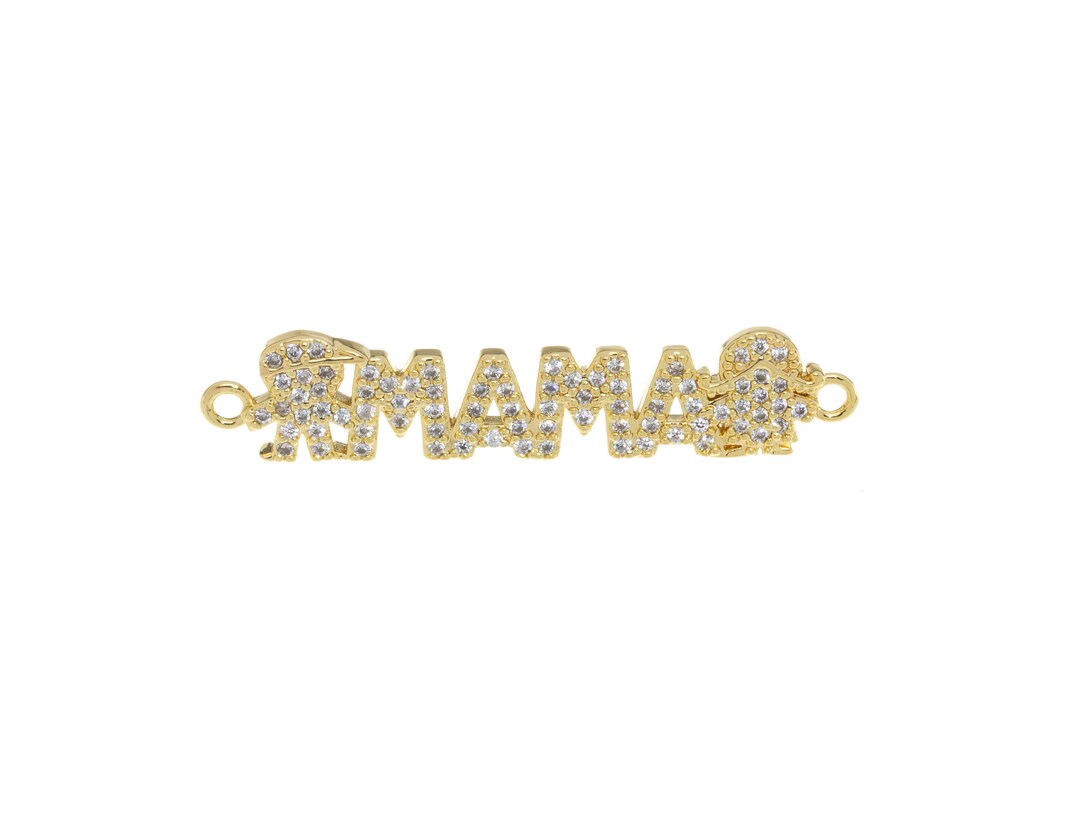 Boy and Girl With MAMA Charm for Bracelet,gold Mama and Boy Girl ...