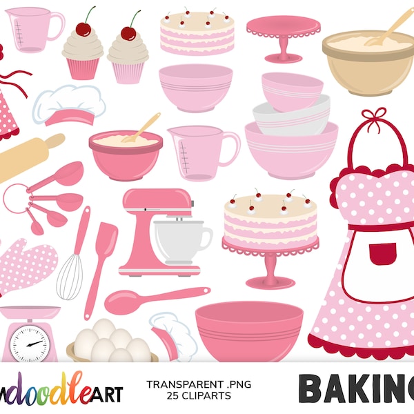 Baking Clipart - Etsy