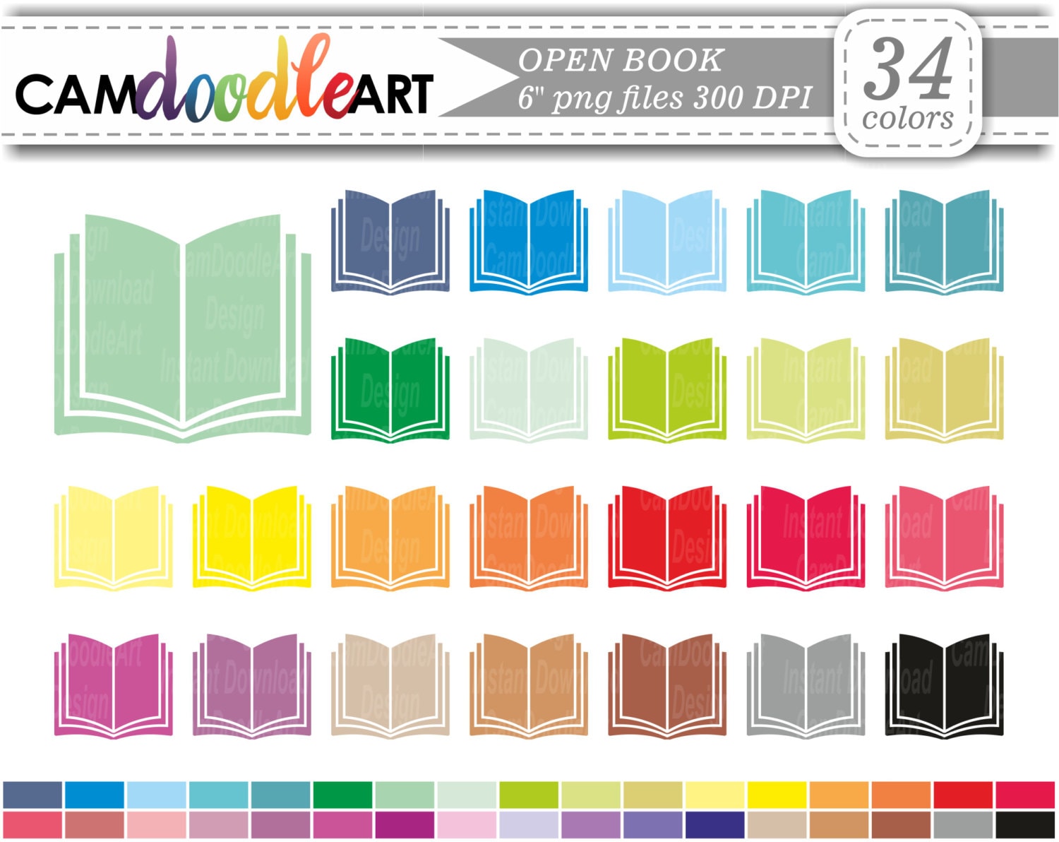 Book Icon,open Book Clipart,reading Clipart,colorful Books Clipart ...