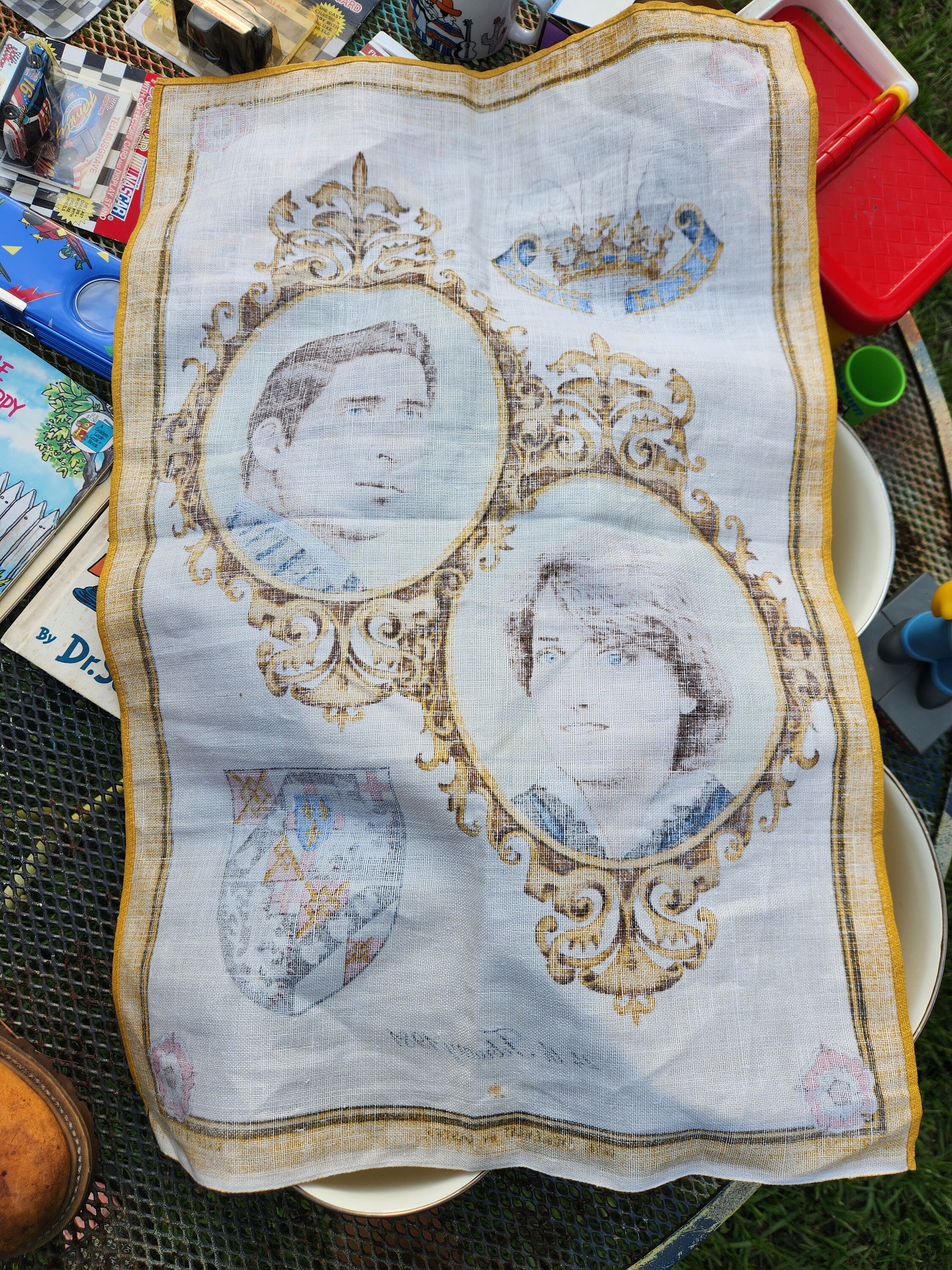 1981 Royal Engagement Princess Diana/prince Charles Linen - Etsy