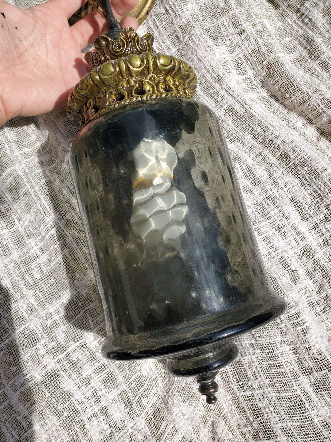 Vintage 1940's Light Fixture - Etsy