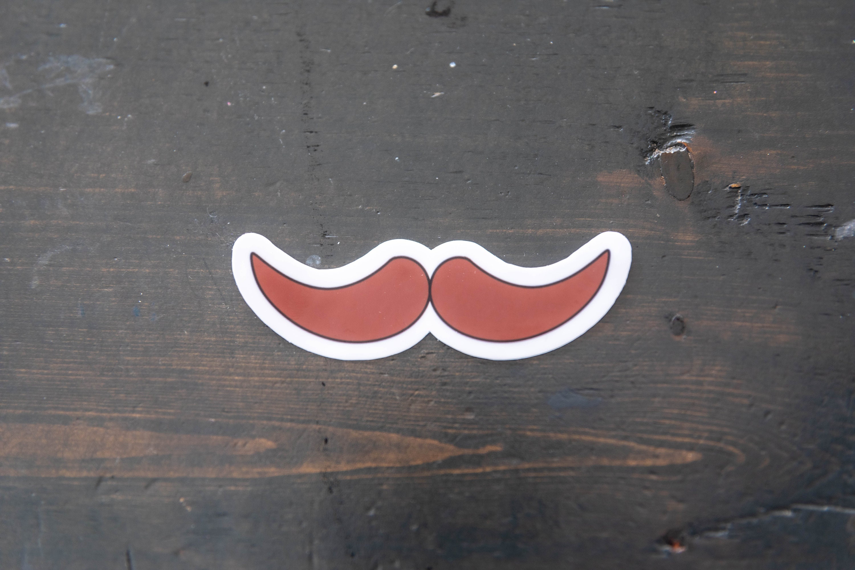 Mustache Sticker: Die-cut Vinyl Decal - Etsy