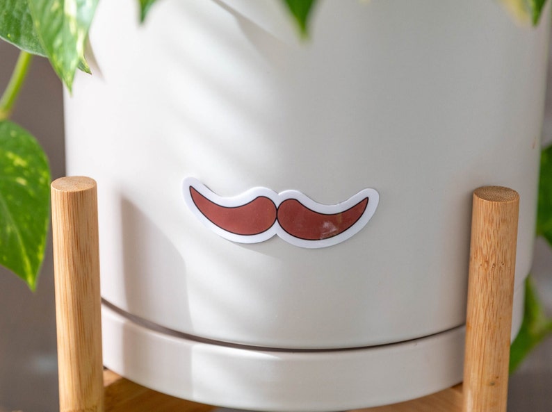 Mustache Sticker: Die-cut Vinyl Decal - Etsy