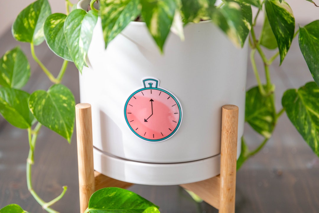 Timeless Clock Vinyl Sticker - Etsy