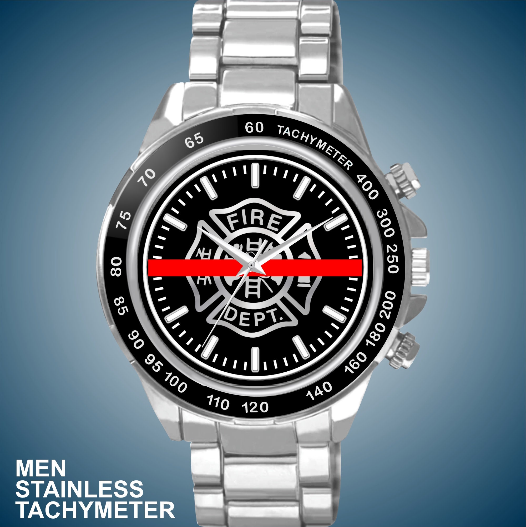 Men Thin Line Watches for Medical, Firefighters, Police Force Choice of ...