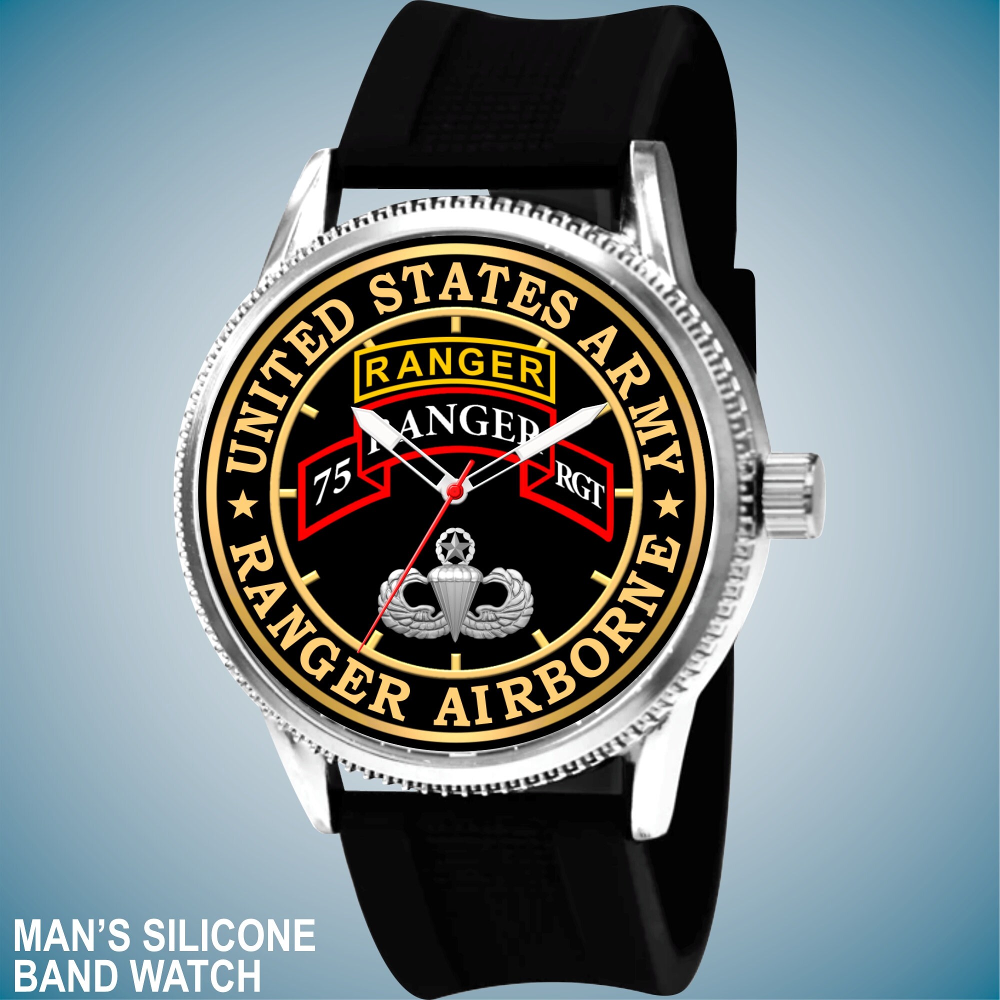 United States Army Airborne 75 Ranger Ranger RGT Tab Master Jump Wings ...