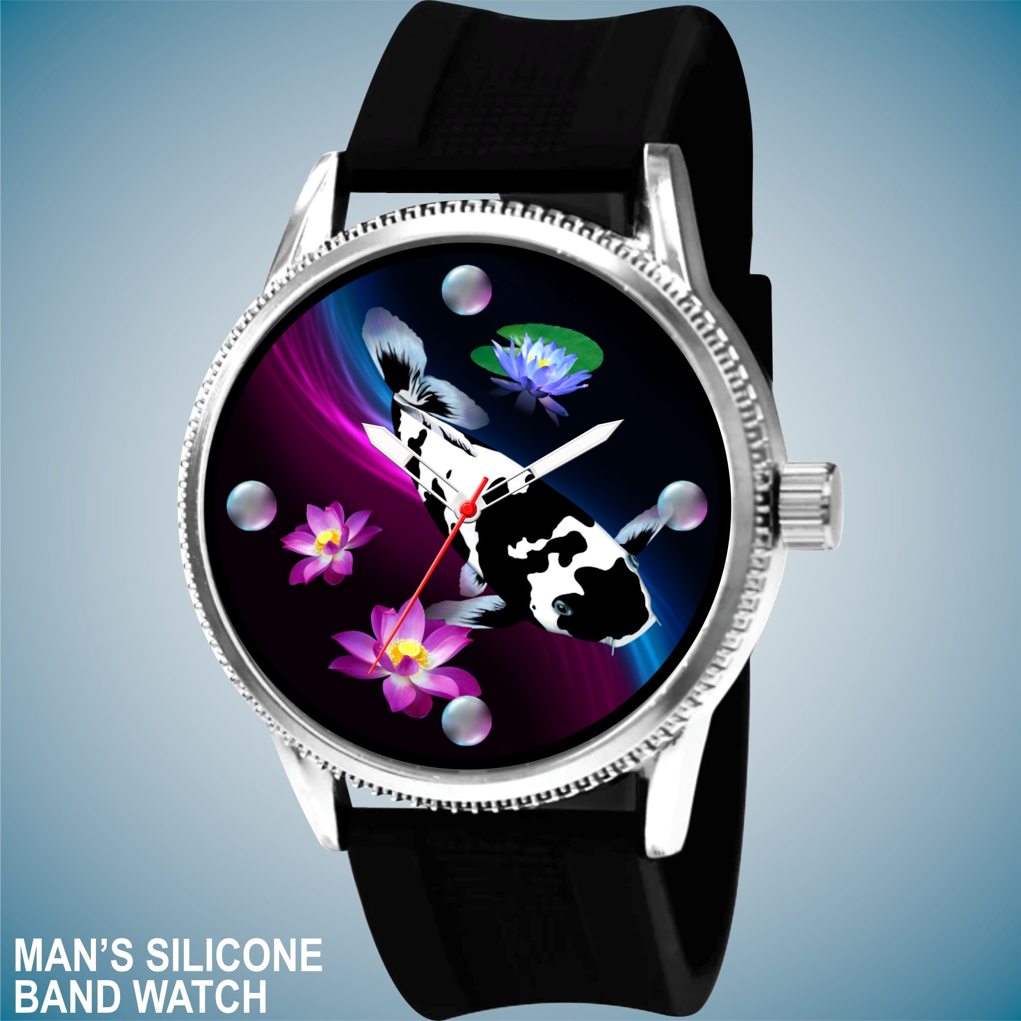 Koi Fish Watches With Choice of Dial 1, Dial 2, Dial 3 or Dial 4 and ...