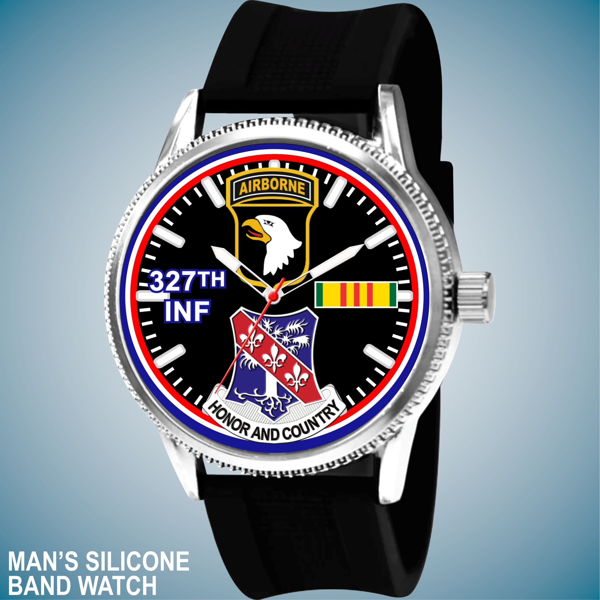 U.S. Army 101st Airborne B Co 1st or 2nd or 3rd/327th Infantry Reg Unit ...