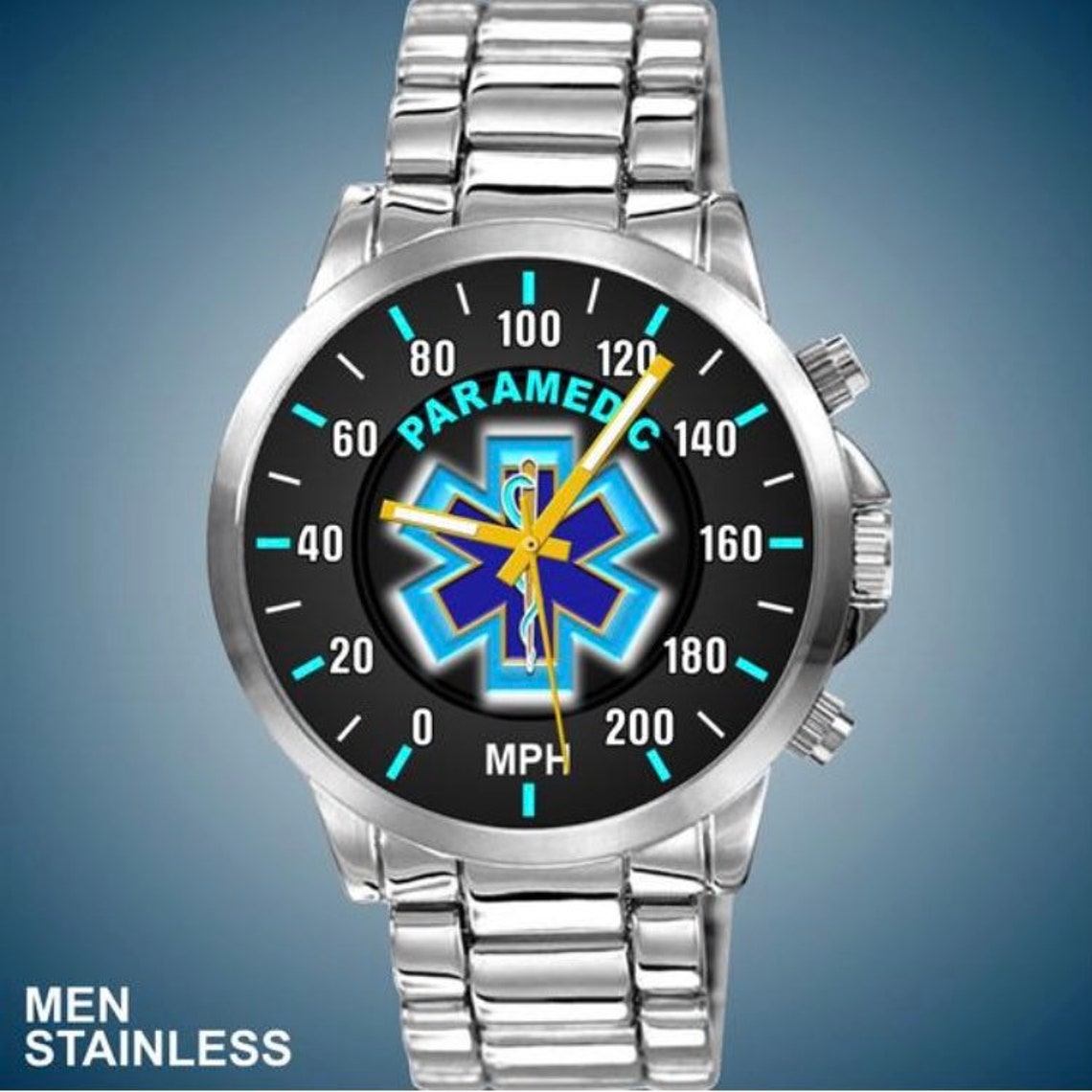 Choice of EMS EMT or Paramedic Watch Star of Life Cross 1st | Etsy
