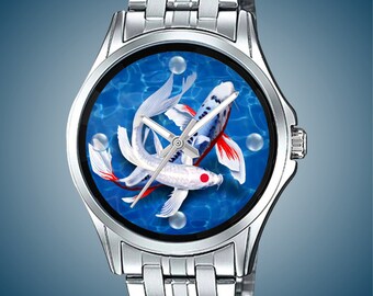 Women Koi Fish Watches Choice of 1 2 3 4 Dials and New | Etsy