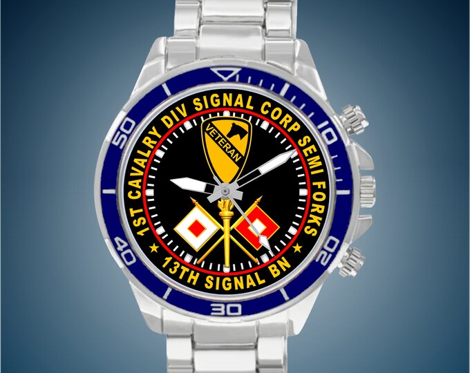 United States Army 1st Cavalry Division Signal Corp Semi Forks 13th ...