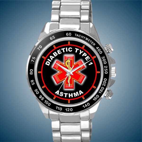 Choice of EMS, EMT or Paramedic Watch Star of Life Cross 1st Responders ...