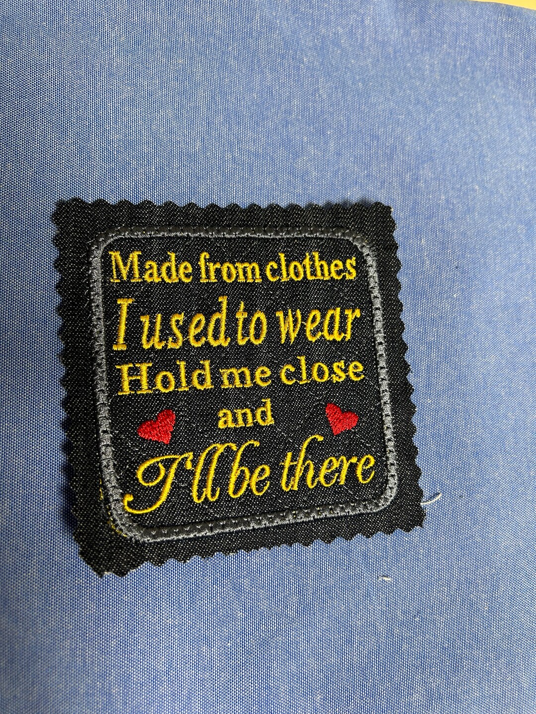 Memorial Embroidered Patch – Keep Memories Close - Etsy