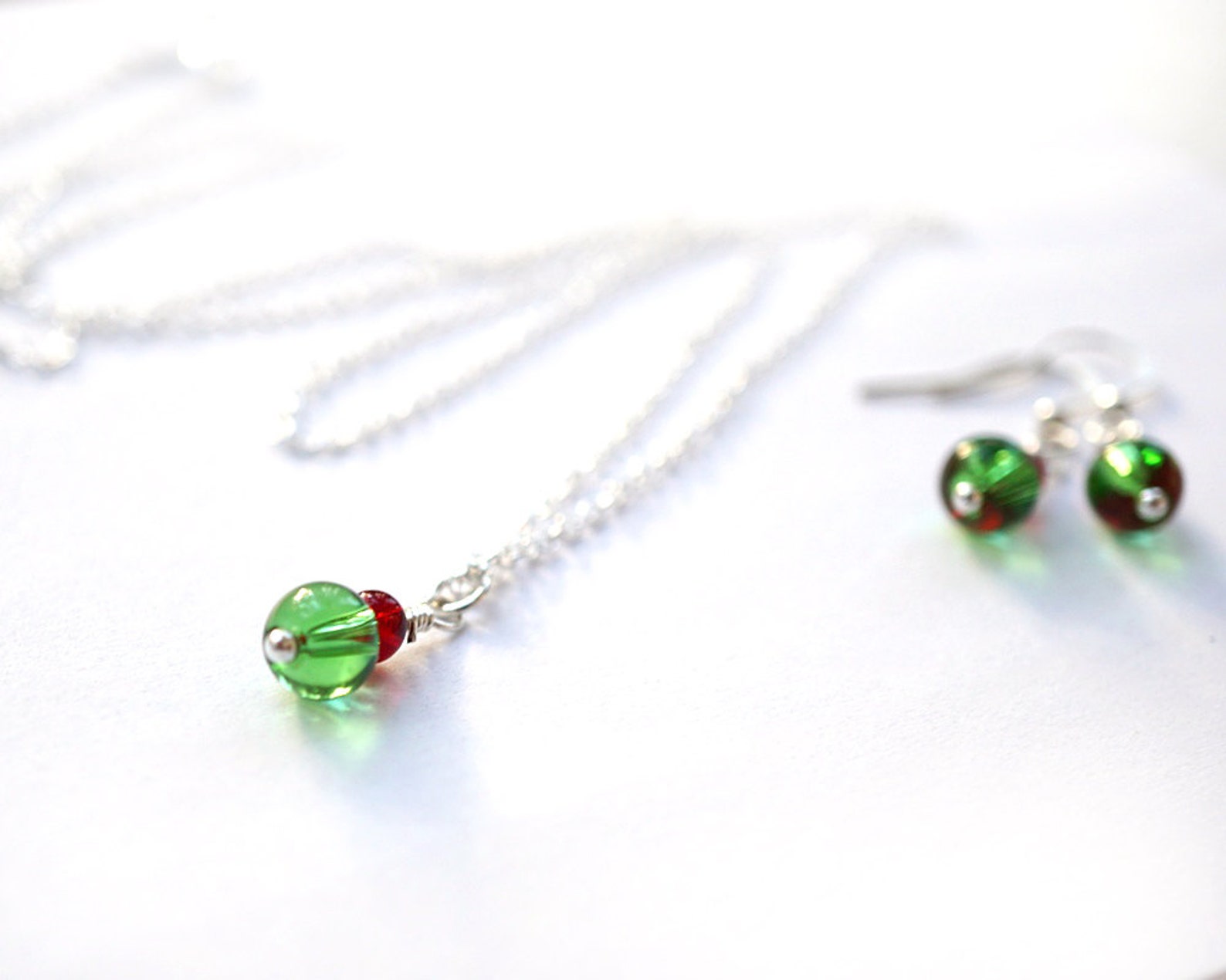 ON VACATION, Dainty Simple Small Necklace Dainty Wire Wrapped Sterling ...