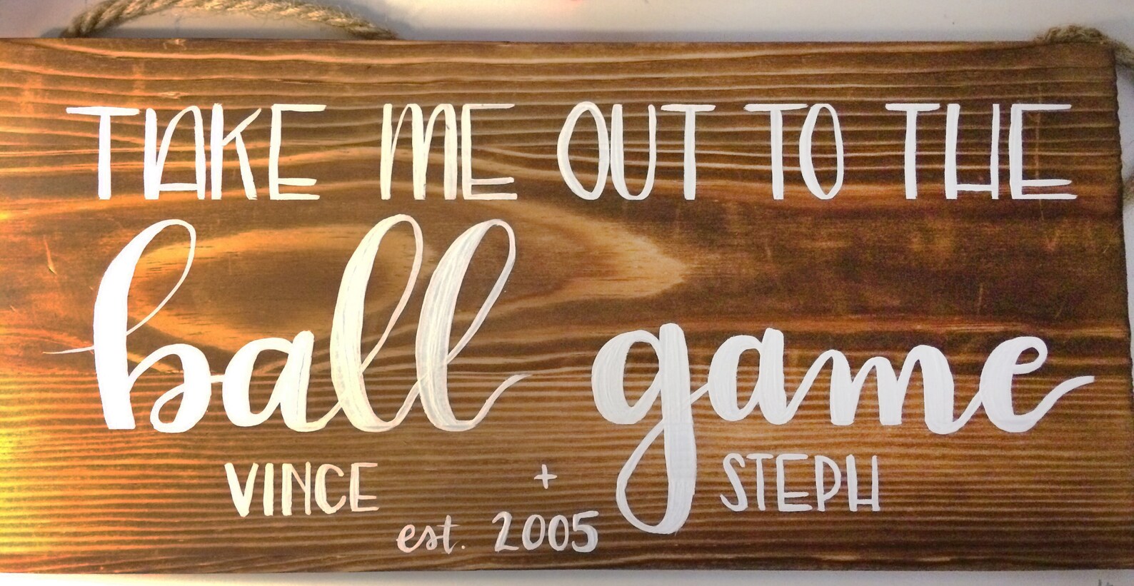 Hand Painted Wooden Sign - Etsy