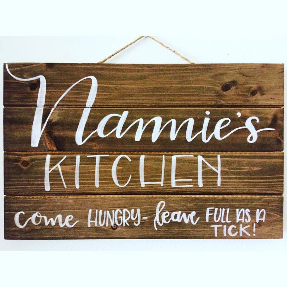 Hand Painted Wooden Sign - Etsy